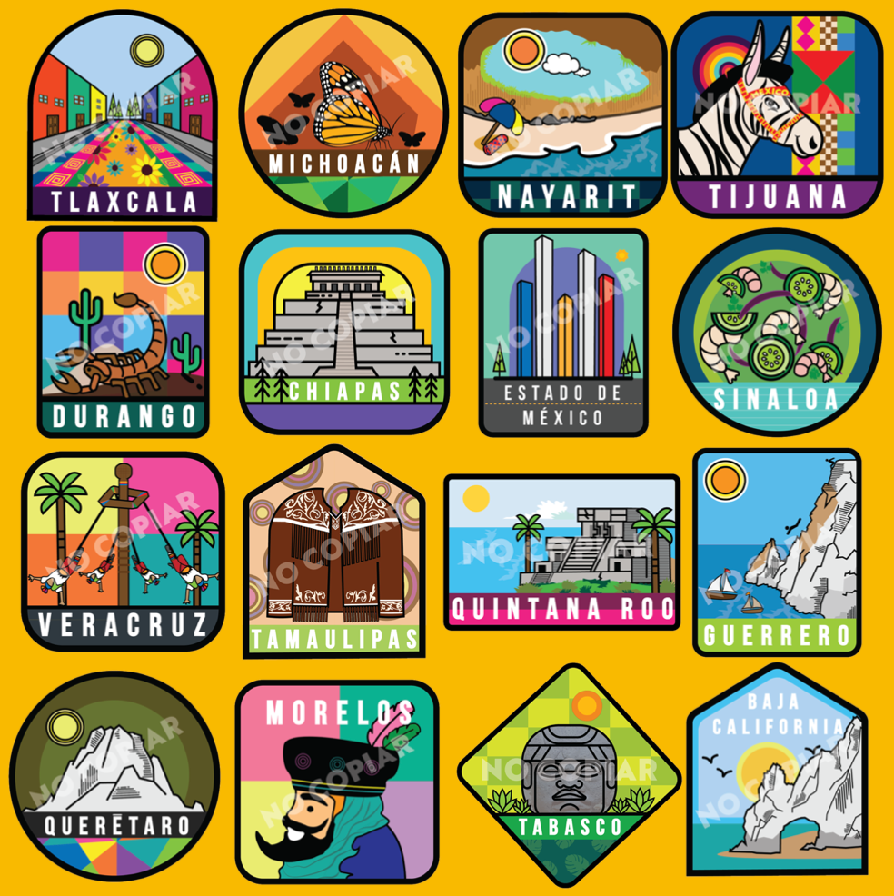 Stickers Estados – VOMBO